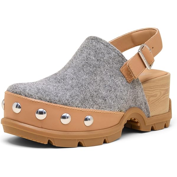 Amazon.com | Sorel Women's Roam'n Clog RVT, Canoe/Bleached Ceramic